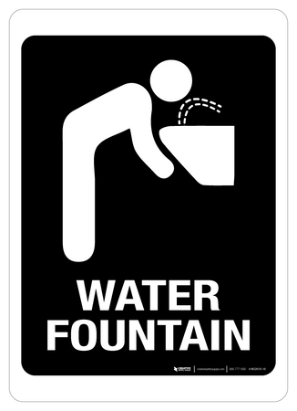 Water Fountain - Wall Sign