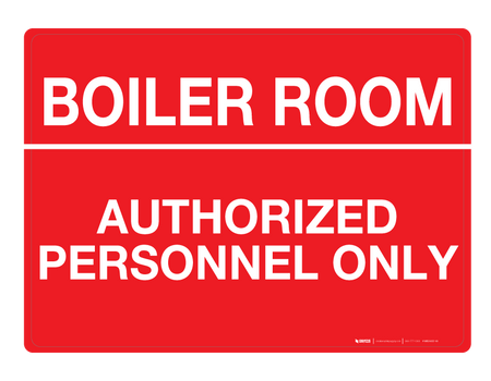 Boiler Room - Wall Sign