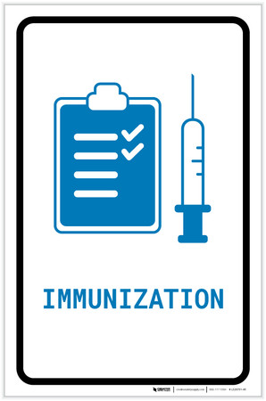 Immunization with Icon Portrait v2 - Label