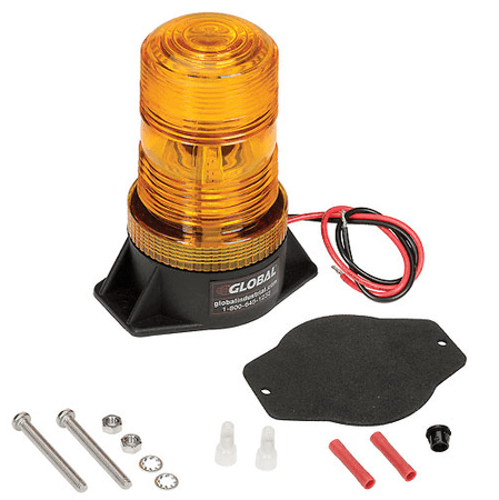 Amber LED Permanent Mount Forklift Strobe Light