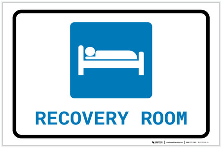 Recovery Room with Icon Landscape - Label