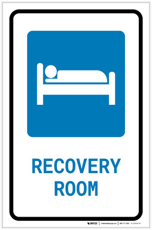 Recovery Room with Icon Portrait - Label