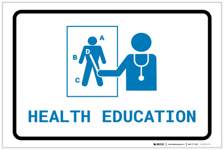 Health Education with Icon Landscape v2 - Label