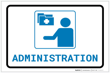 Medical Administration with Icon Landscape v2 - Label