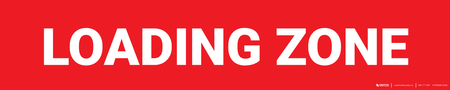 Loading Zone - Zone Floor Sign