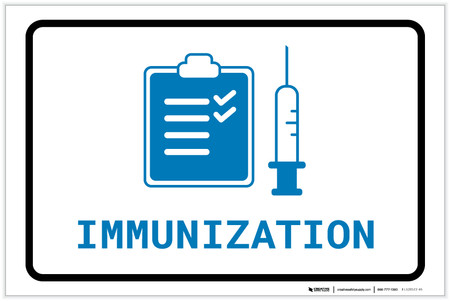 Immunization with Icon Landscape v2 - Label