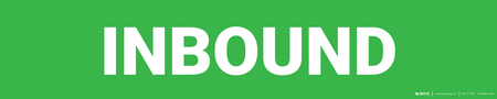 Inbound - Zone Floor Sign