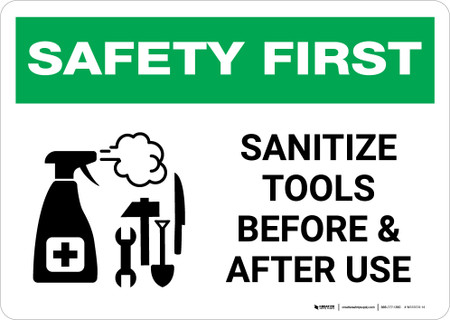 Safety First: Sanitize Tools Before and After Use with Icon Landscape ...