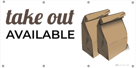 Take Out Available with Icon - Banner