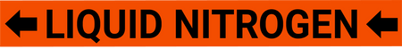 Pre-Printed Liquid Nitrogen Pipe Marking Labels | Custom Labels