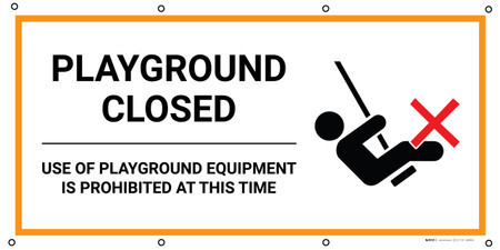 Playground Closed with Icon - Banner