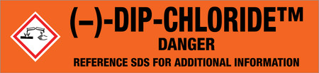 (−)-DIP-Chloride™ [CAS# 85116-37-6] - GHS Pipe Marking Label | Creative ...