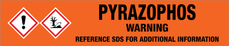 Pyrazophos [CAS# 13457-18-6] - GHS Pipe Marking Label
