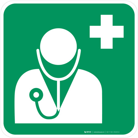 Doctor Safe Condition - ISO Floor Sign