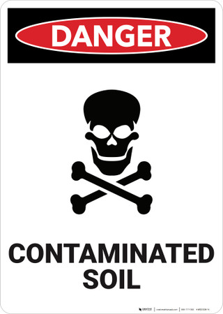 Danger: Contaminated Soil - Wall Sign