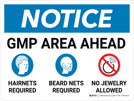 Notice: Gmp Area Ahead Watch and Jewelry Prohibited Icons Landscape ...