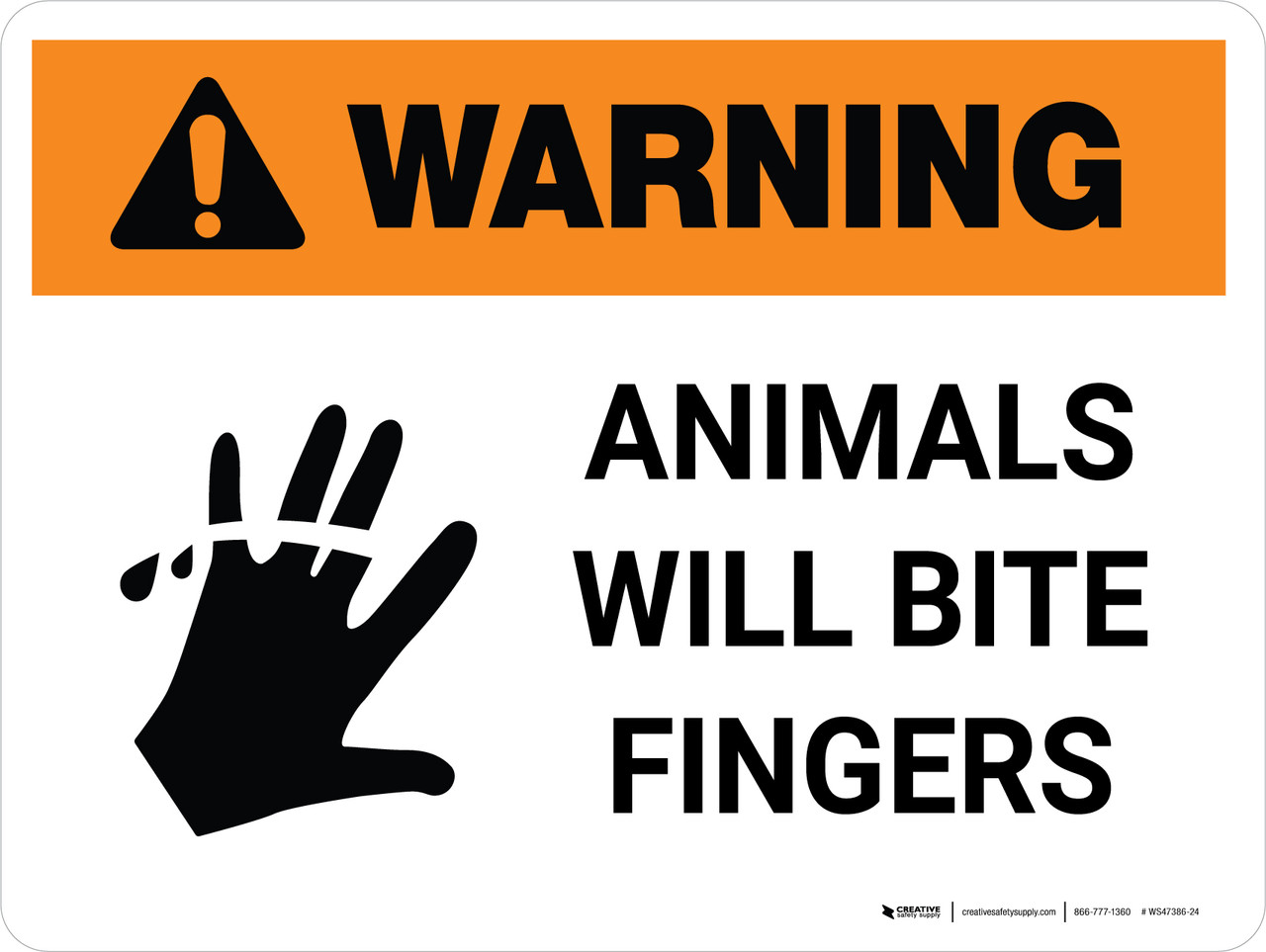 Warning Signs Dangerous Animals