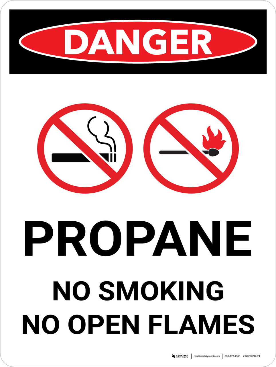 Open Propane Sign