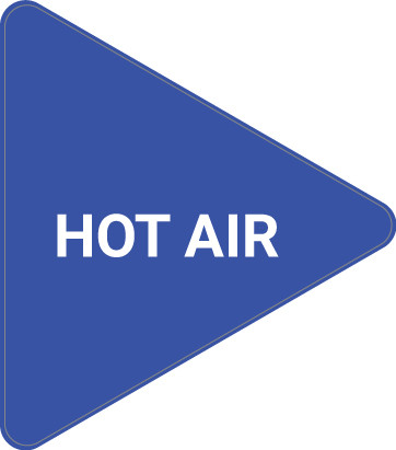 Hot Air - Triangle Duct Marker