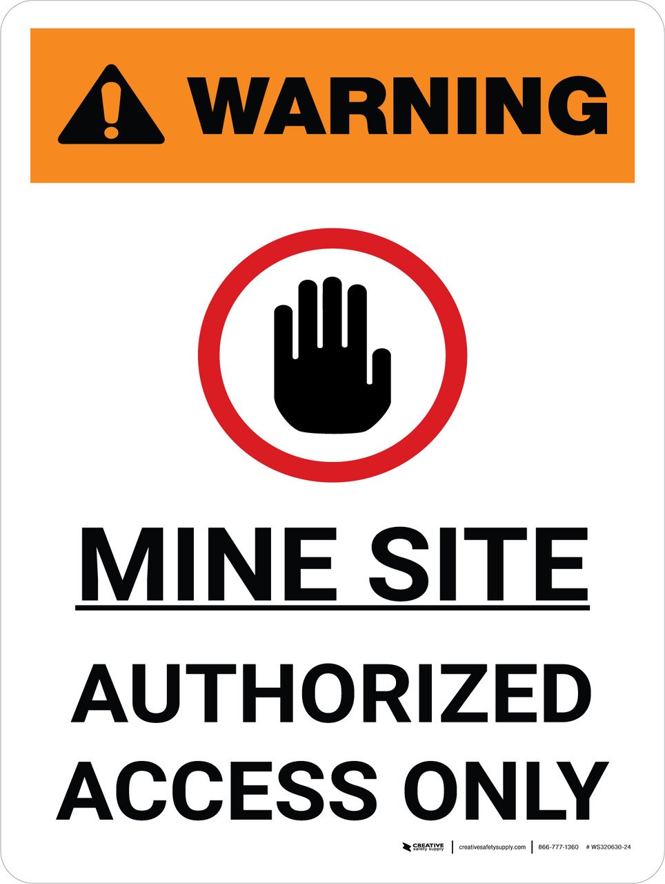 Authorized Access Only Sign