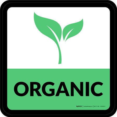 Organic Square - Floor Sign
