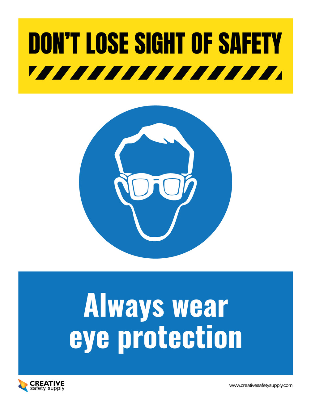 Lab Safety Goggles Poster