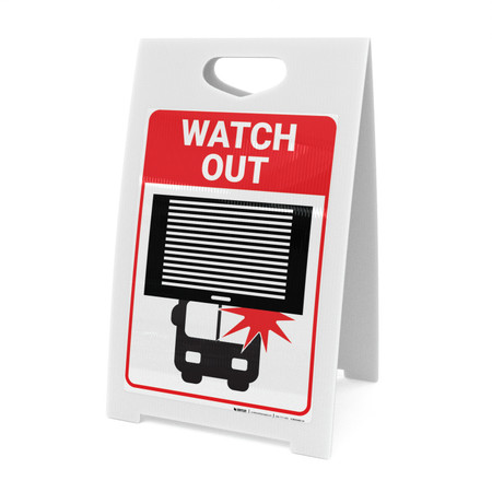 Watch Out with Icon Portrait - A-Frame Sign