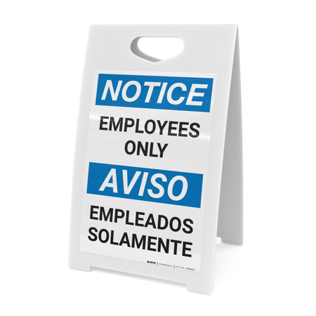 Notice: Portrait Bilingual Spanish Employees Only Empleados Solamente ...