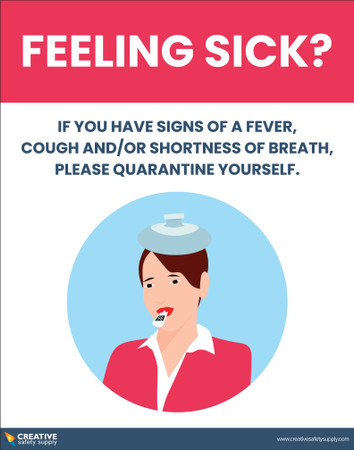 Feeling Sick? Quarantine Yourself - Poster