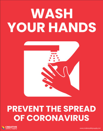 Wash Your Hands Prevent The Spread Of Coronavirus - Poster