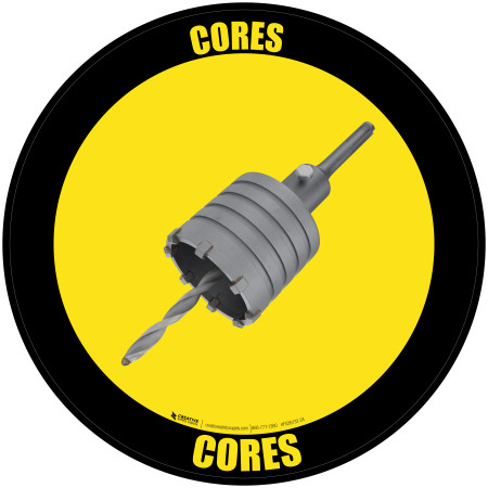 Cores - Floor Sign