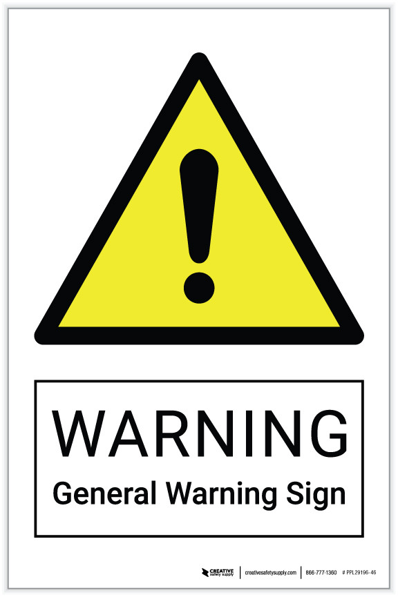 What Is A Yellow Warning Sign