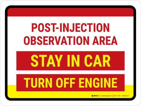 Post Injection Observation Area - Stay in Car/Turn Off Engine Landscape ...