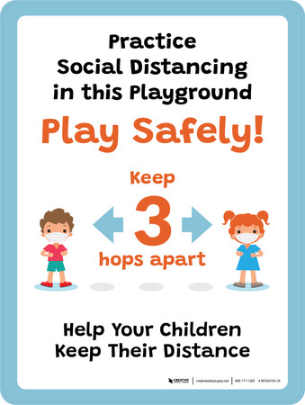 School Safety: Practice Social Distancing in This Playground 3ft - Play ...