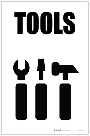 Tools with Icon Portrait - Label