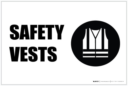 Safety Vests with Icon Landscape - Label