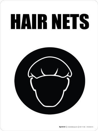 Hair Nets with Icon Portrait - Wall Sign