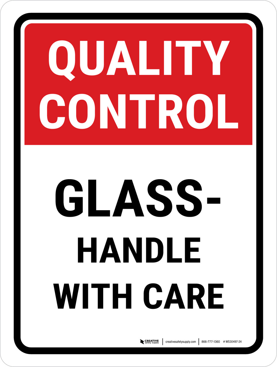Handle With Care Glass Logo