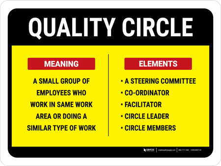 Quality Circle Landscape - Wall Sign | Creative Safety Supply