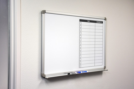 Small Task Board 16X21 - Whiteboard Overlay | Creative Safety Supply