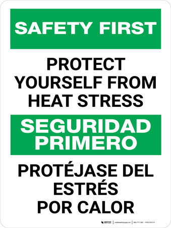 Safety First: Protect Yourself From Heat Stress Bilingual Spanish ...