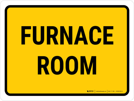 Furnace Room Landscape - Wall Sign