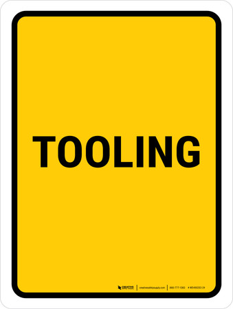 Tooling Portrait - Wall Sign