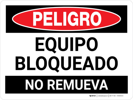 Danger: Locked Out Do Not Remove Spanish Landscape - Wall Sign ...