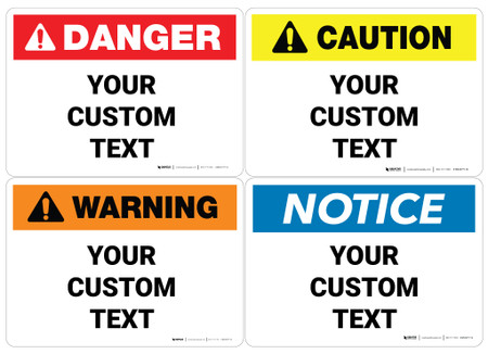Create Custom ANSI Sign | Creative Safety Supply
