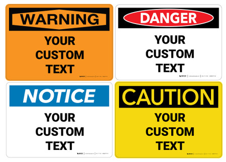 Create Custom OSHA Sign | Creative Safety Supply