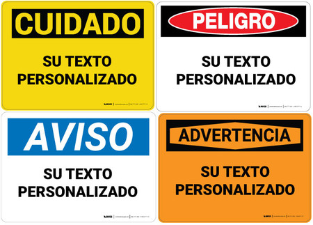 Create Custom OSHA Spanish Sign | Creative Safety Supply