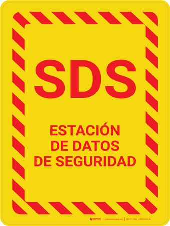 Estación de Hojas de Datos de Seguridad SDS Vertical - Wall Sign ...