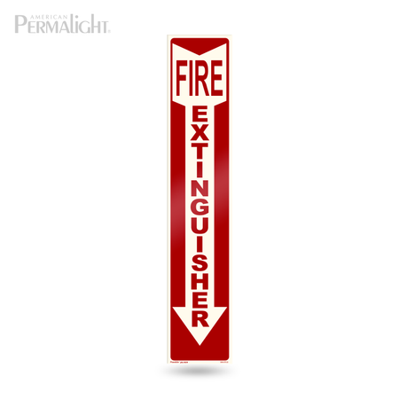 PERMALIGHT® Long Fire Extinguisher Sign - Rigid PVC