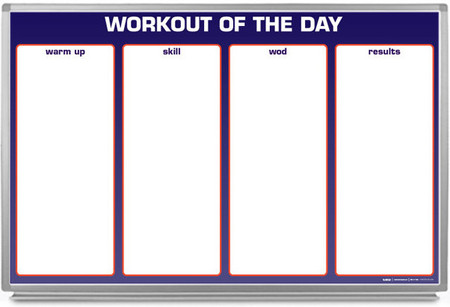 Workout of The Day Whiteboard